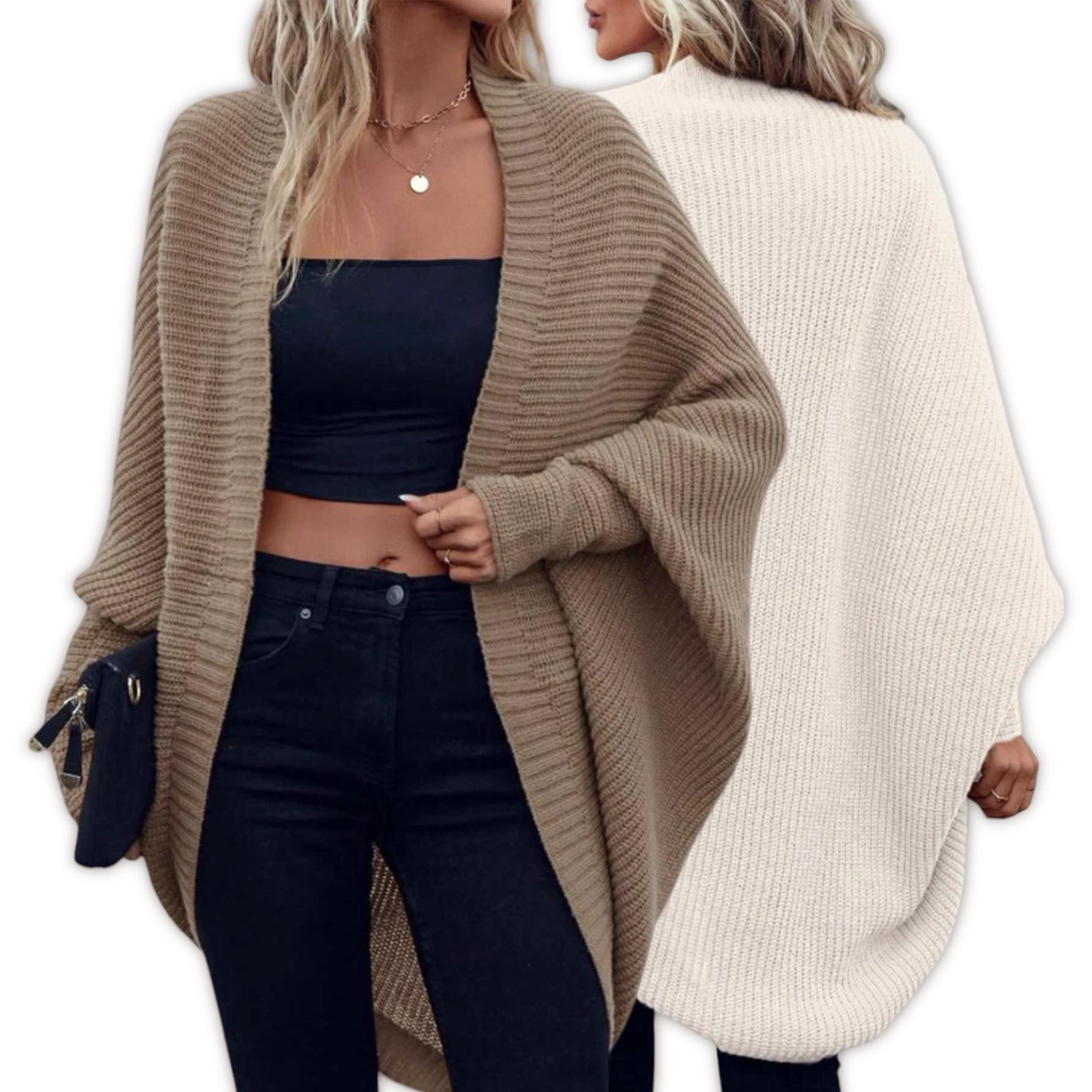 LOOM Batwing Knitted Cardigan – Indiana Jane MNL