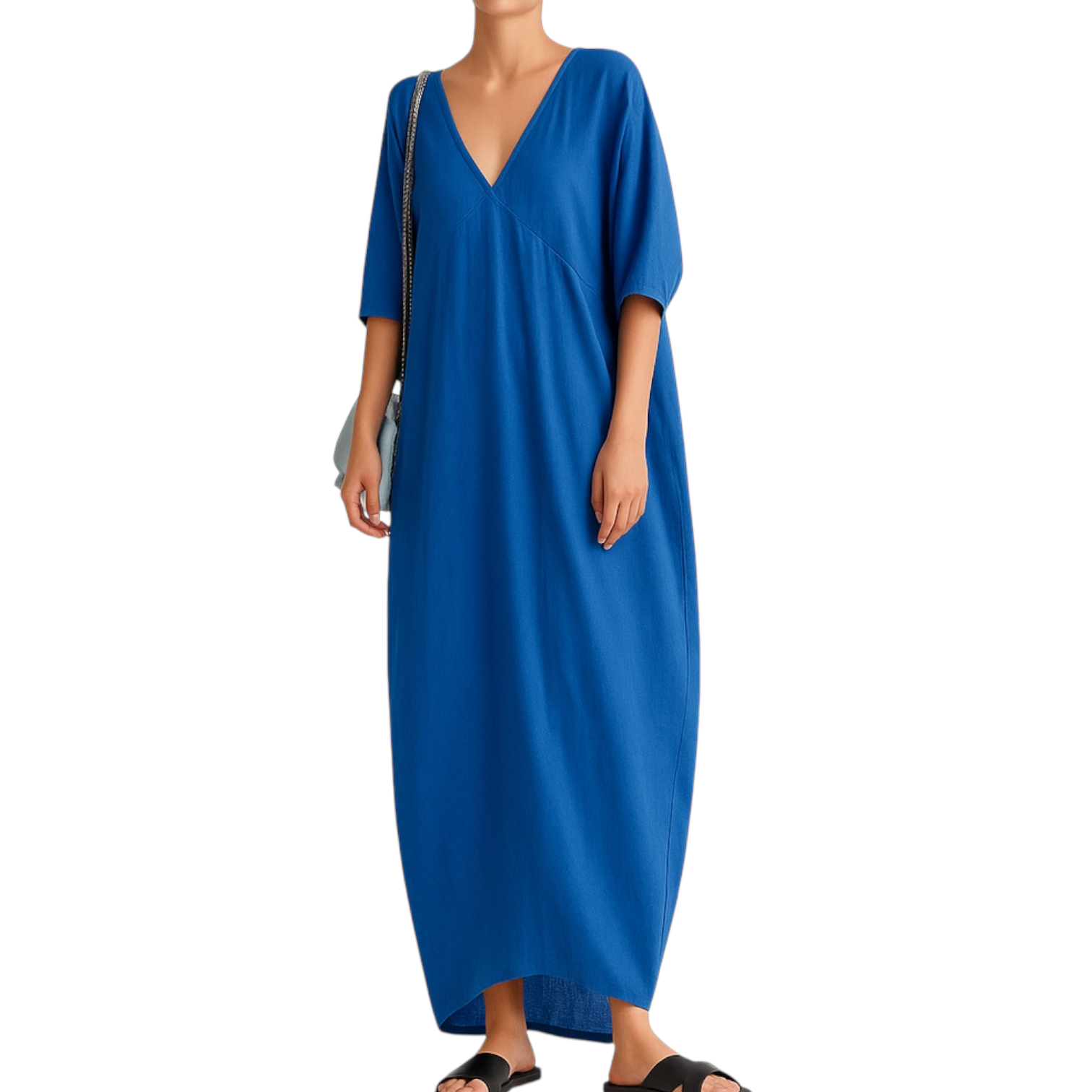 BLK Loose Resort Lounge Premium Maxi Woven Dress – Indiana Jane MNL